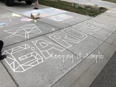 10 Best Sidewalk Chalk Art Ideas For Back To School